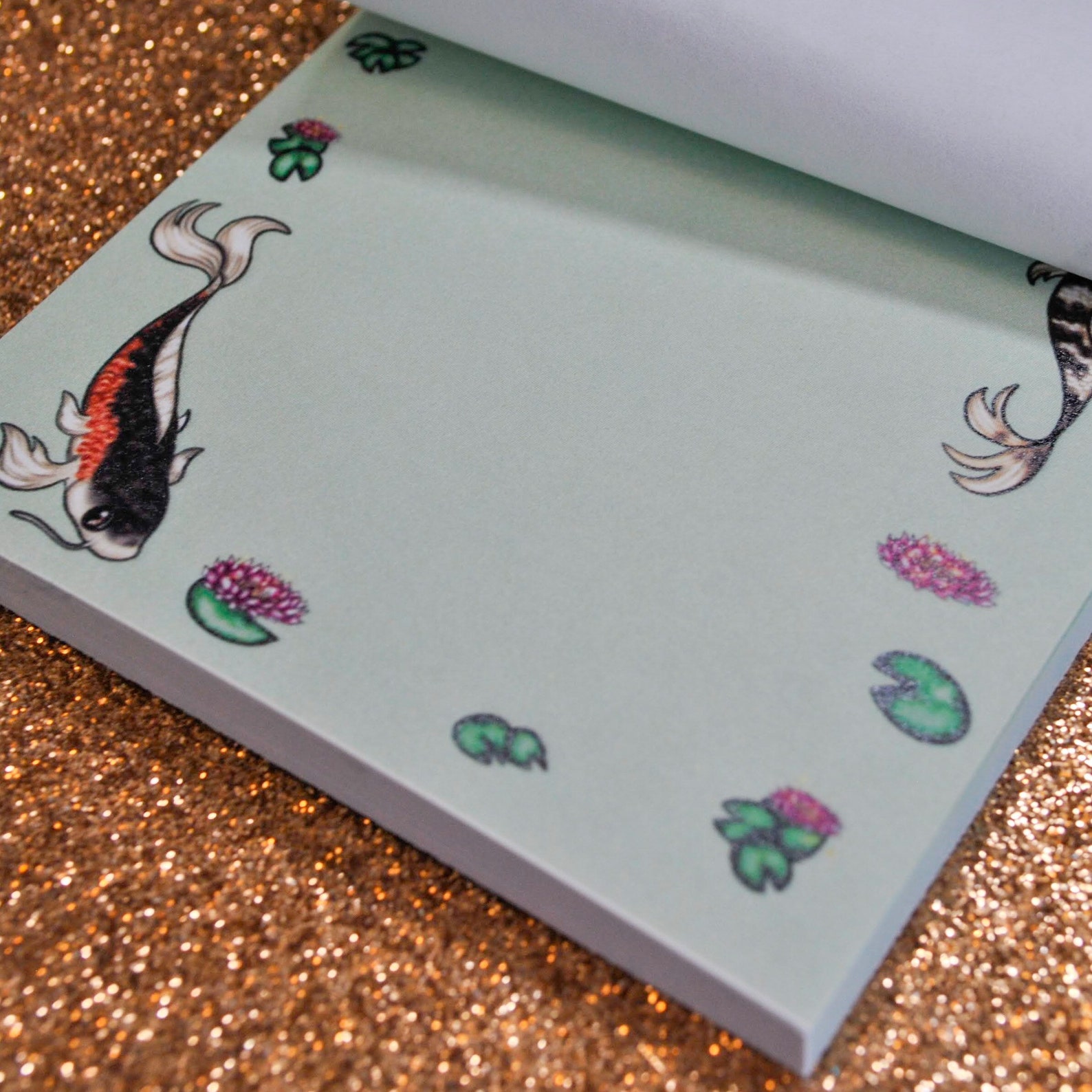 Koi Fish Sticky Notepads by Naterade Creates - Etsy UK