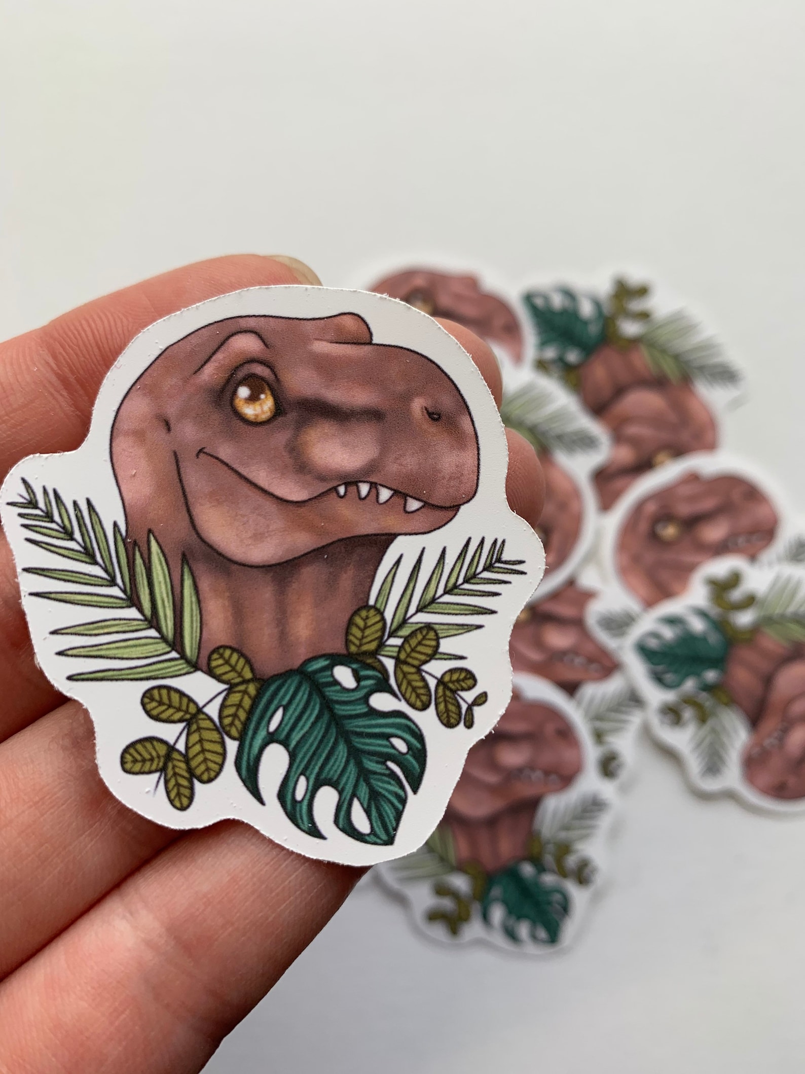 Tyrannosaurus Rex Dinosaurier Sticker Dino Sticker Dino - Etsy.de