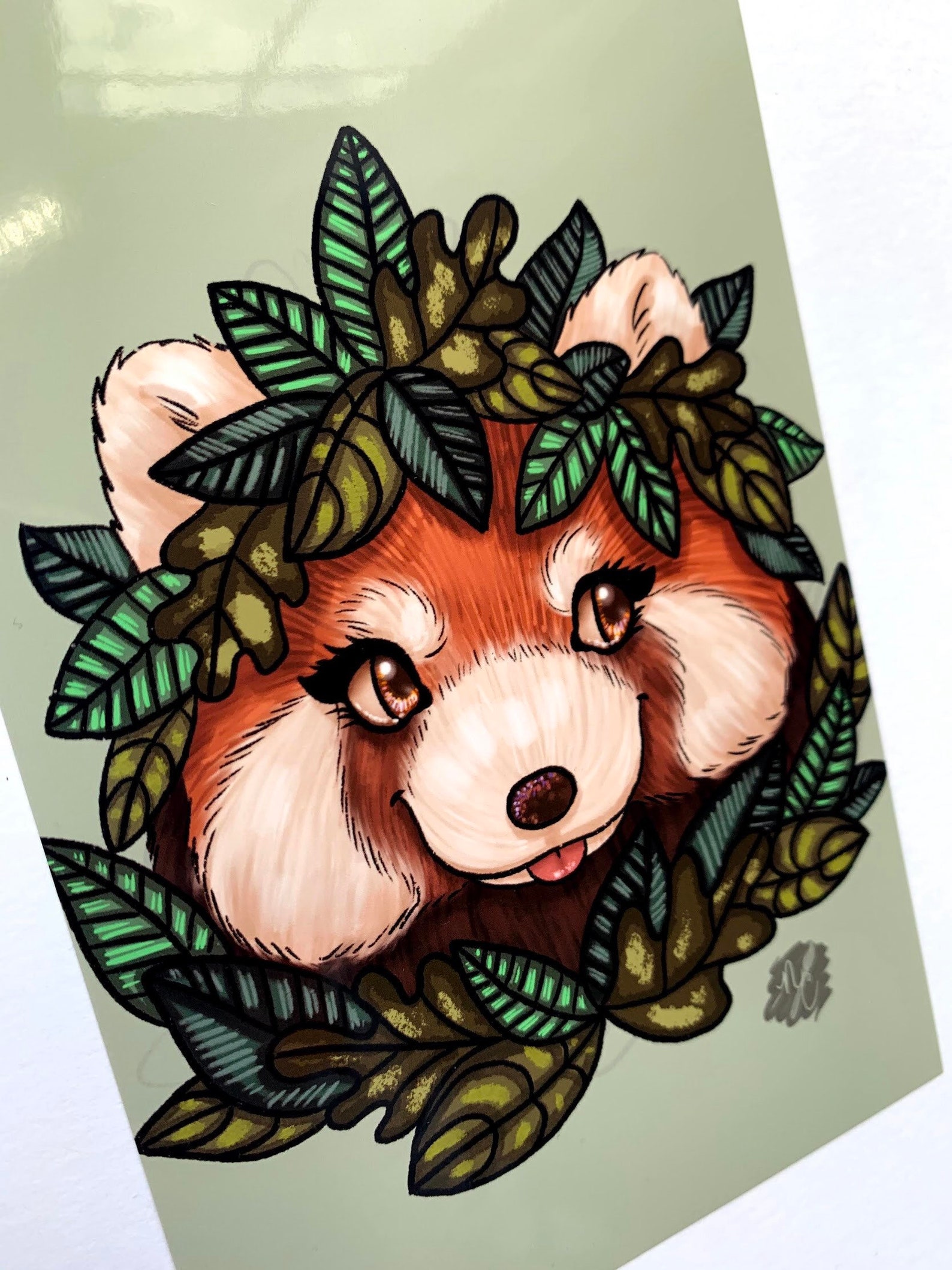 Red Panda Art Print Red Panda Art Red Panda Decor Red Panda | Etsy