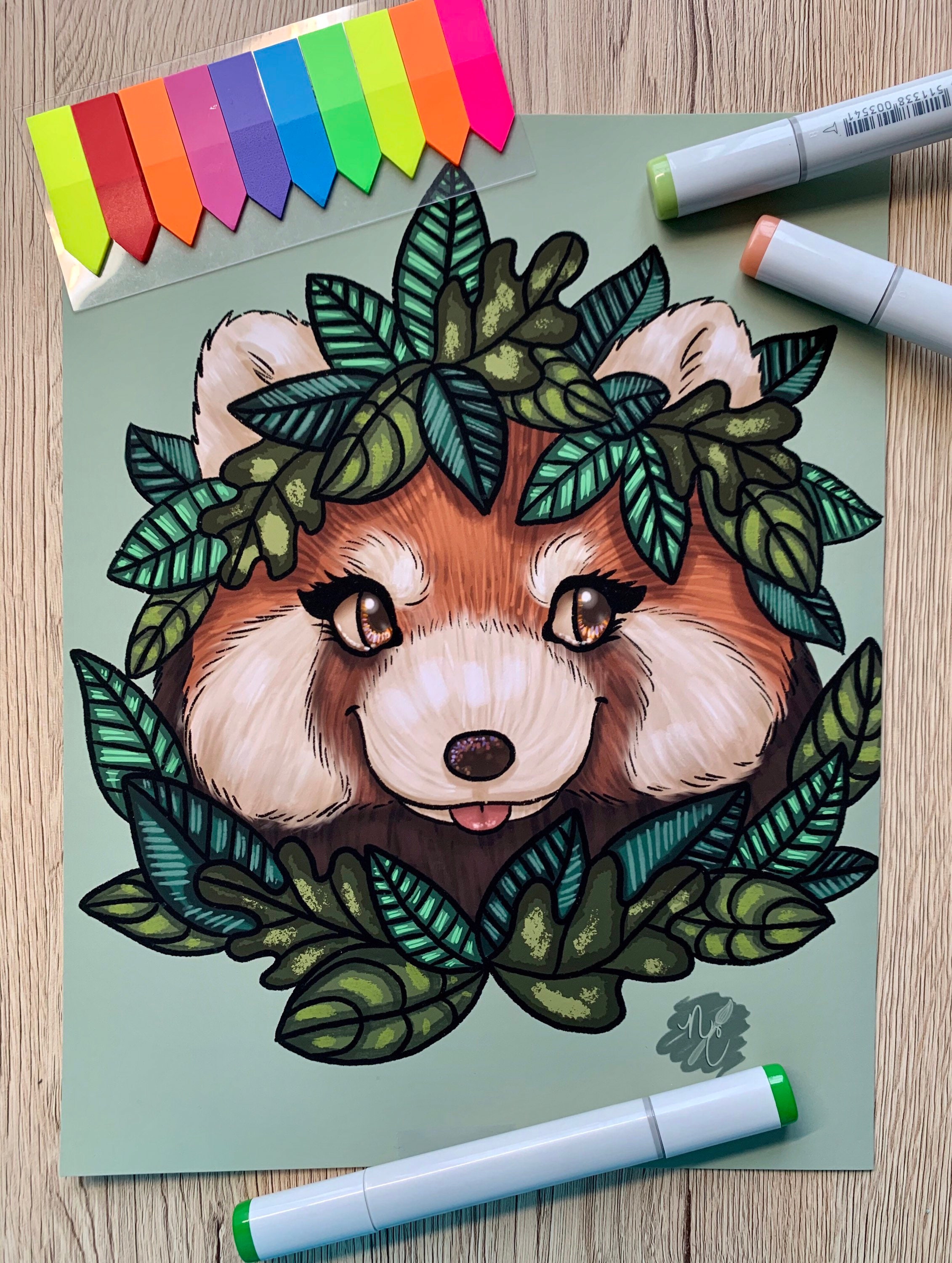 Red Panda Art Print Red Panda Art Red Panda Decor Red Panda | Etsy