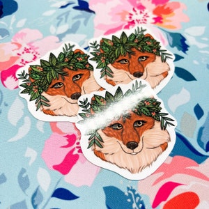 Fox Sticker, Red Fox Sticker, Fox Decal, Red Fox Decal, Red Fox ...