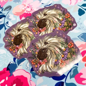 Porcupine With Wildflowers Sticker, Porcupine Sticker by Naterade ...