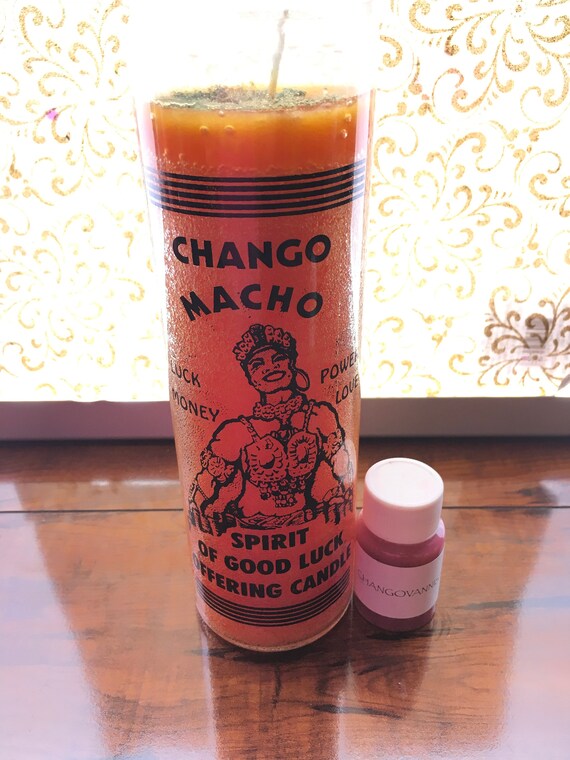 Chango Macho Prepared Candle/Vela Preparada Chango Macho | Etsy