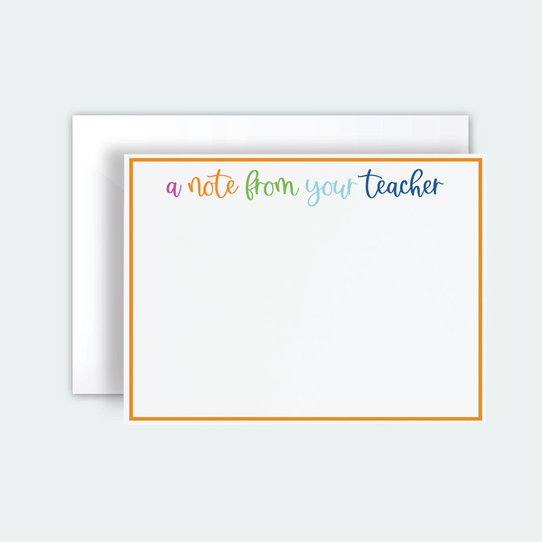 Teacher Stationery, Colorful Teacher Stationery, Gifts for Teacher, End ...