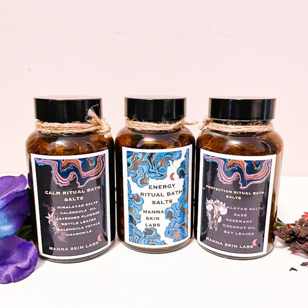 Herbal Bath Blend, Protection Bath Salts, Himalayan Bath Salts, Flowers ...