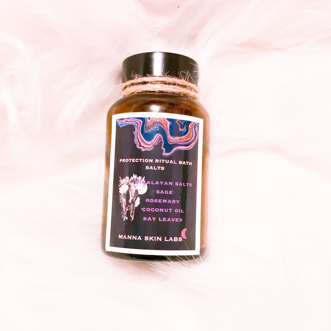 Protection Ritual Bath Salts, Natural Bath Salts, Aura Cleanse, Detox ...