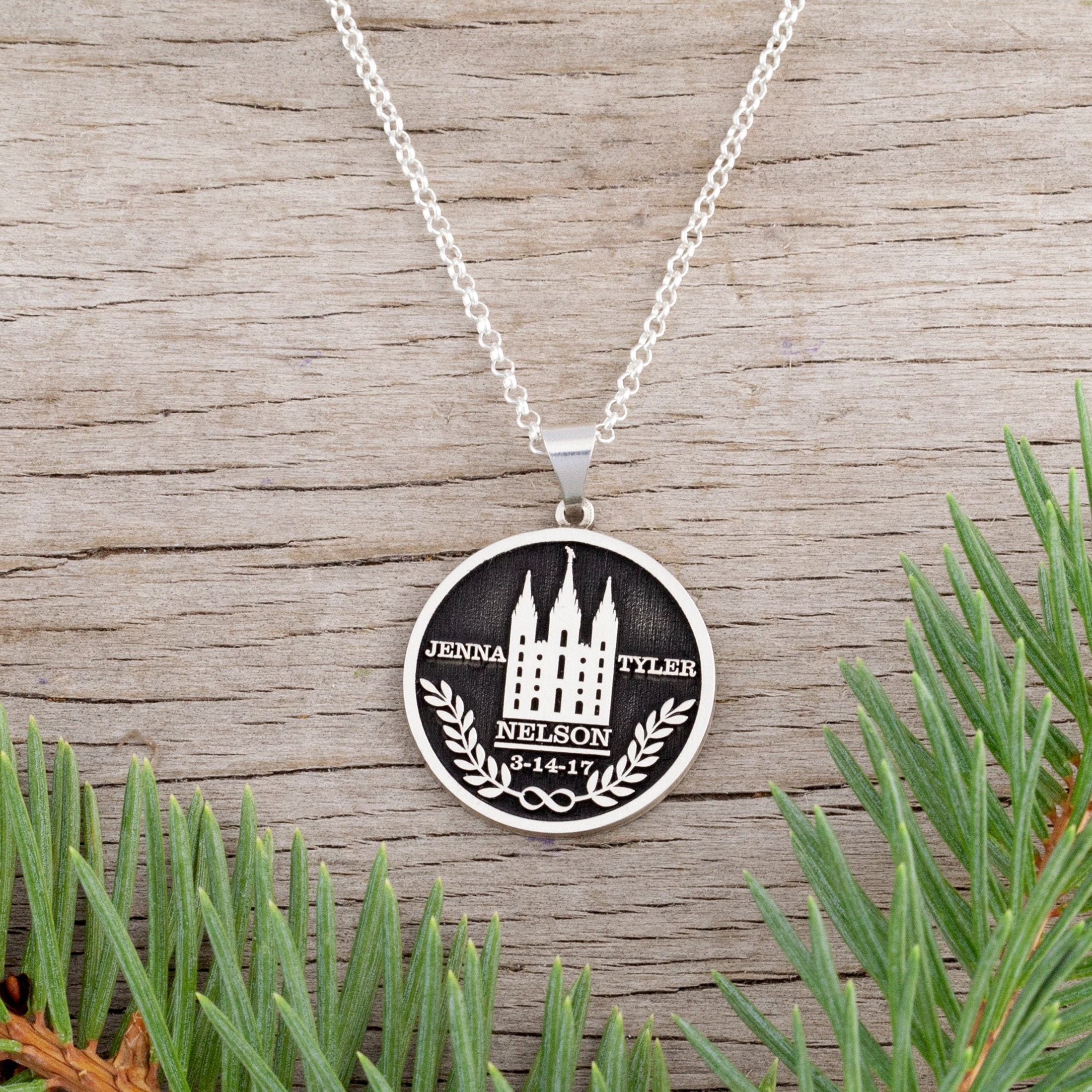 Personalized LDS Temple Anniversary Necklace - Personalize With Your ...