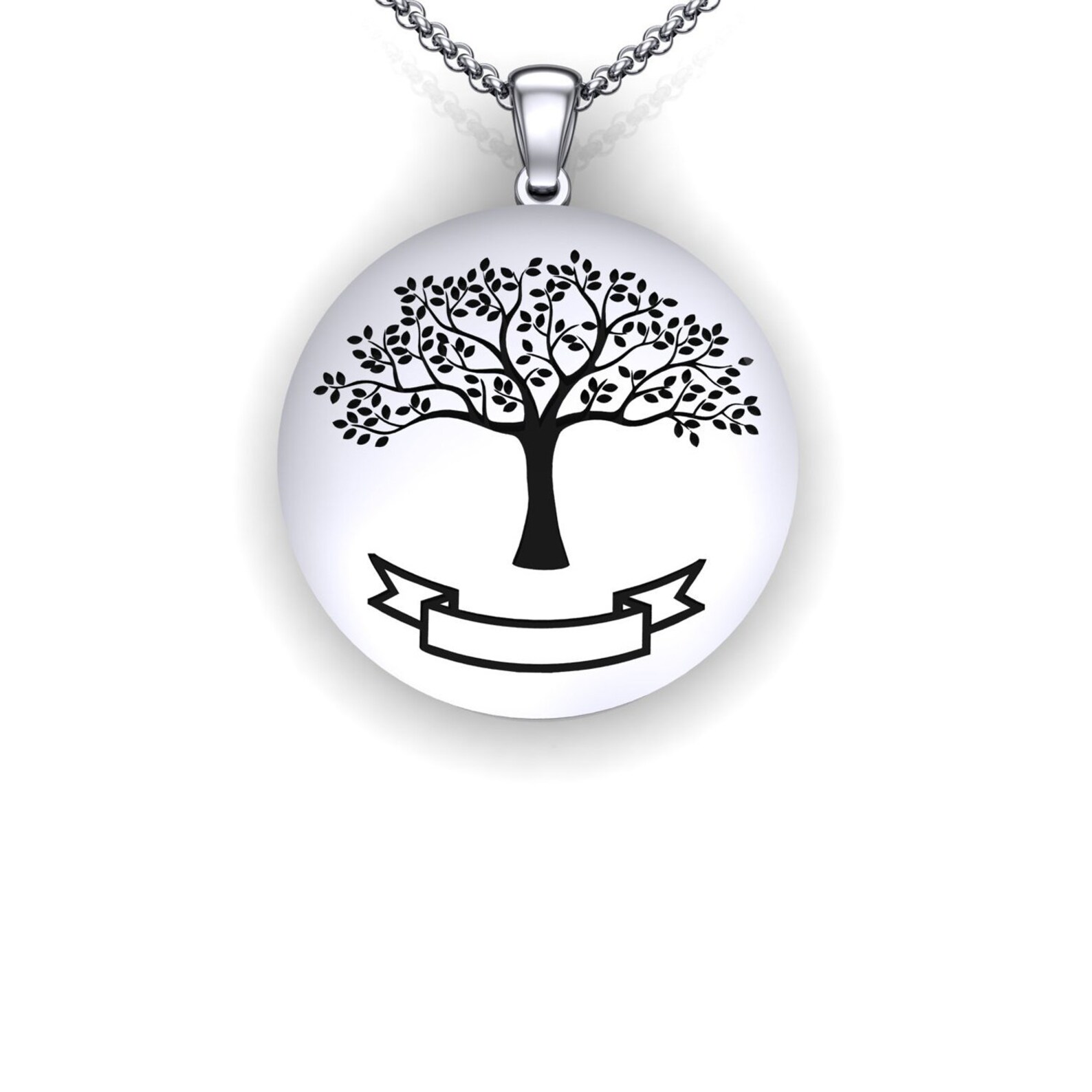 Custom Family Tree Necklace - Personalized Full Family Name Jewelry ...