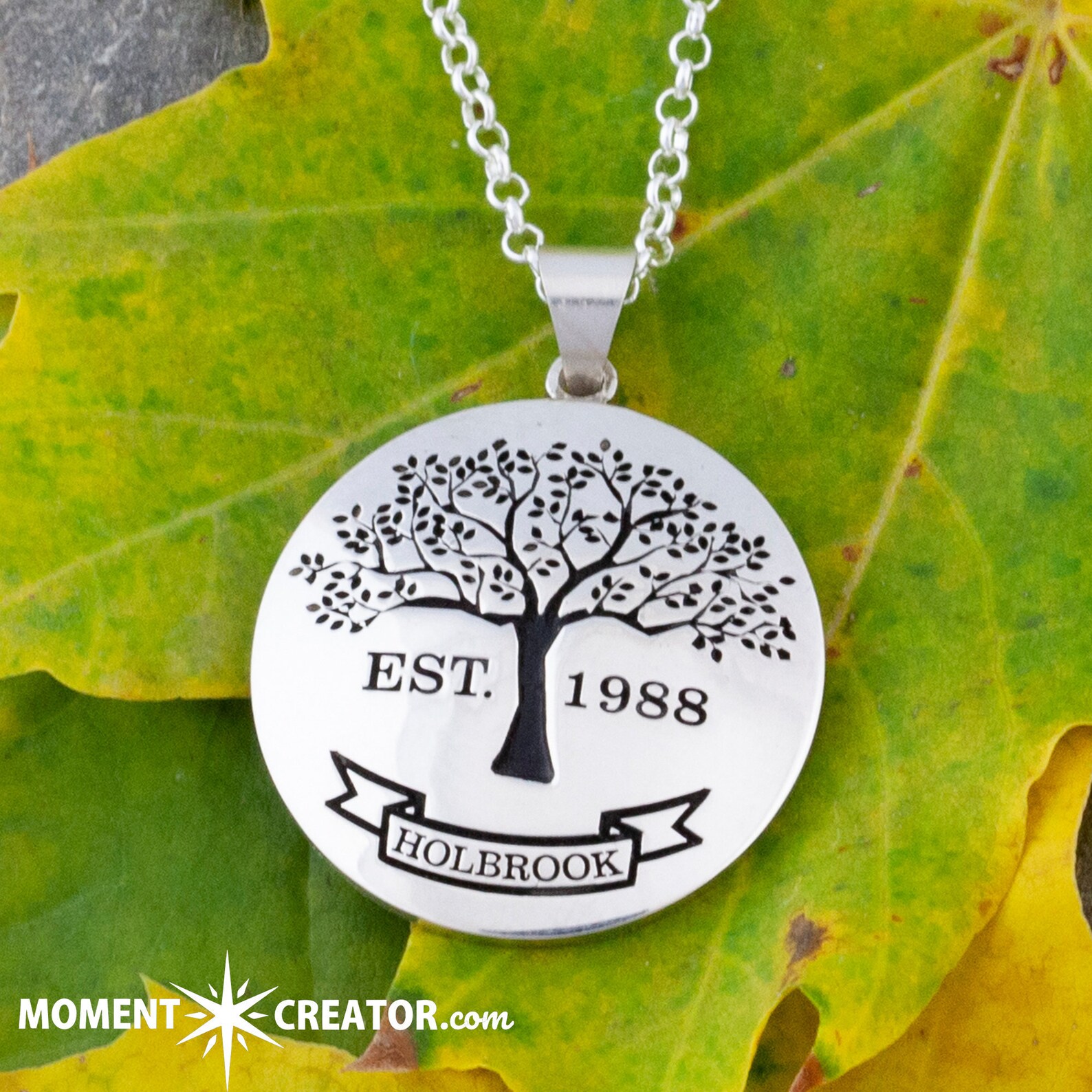 Custom Family Tree Necklace - Personalized Full Family Name Jewelry ...