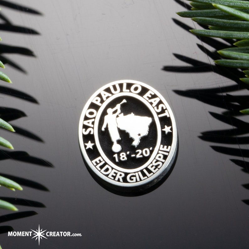 LDS Missionary Lapel Pin in Solid Sterling Silver - Latter Day Saint ...