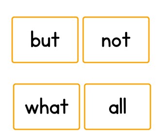 Fry Words First 100 Sight Word Flashcards: Homeschool Kindergarten - Etsy