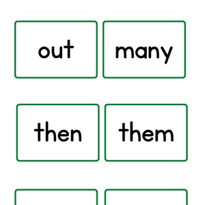 Printable Flashcards; Fry 100 Sight Words - Etsy