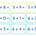 120 Addition Flashcards 0-10; Digital, Printable - Etsy