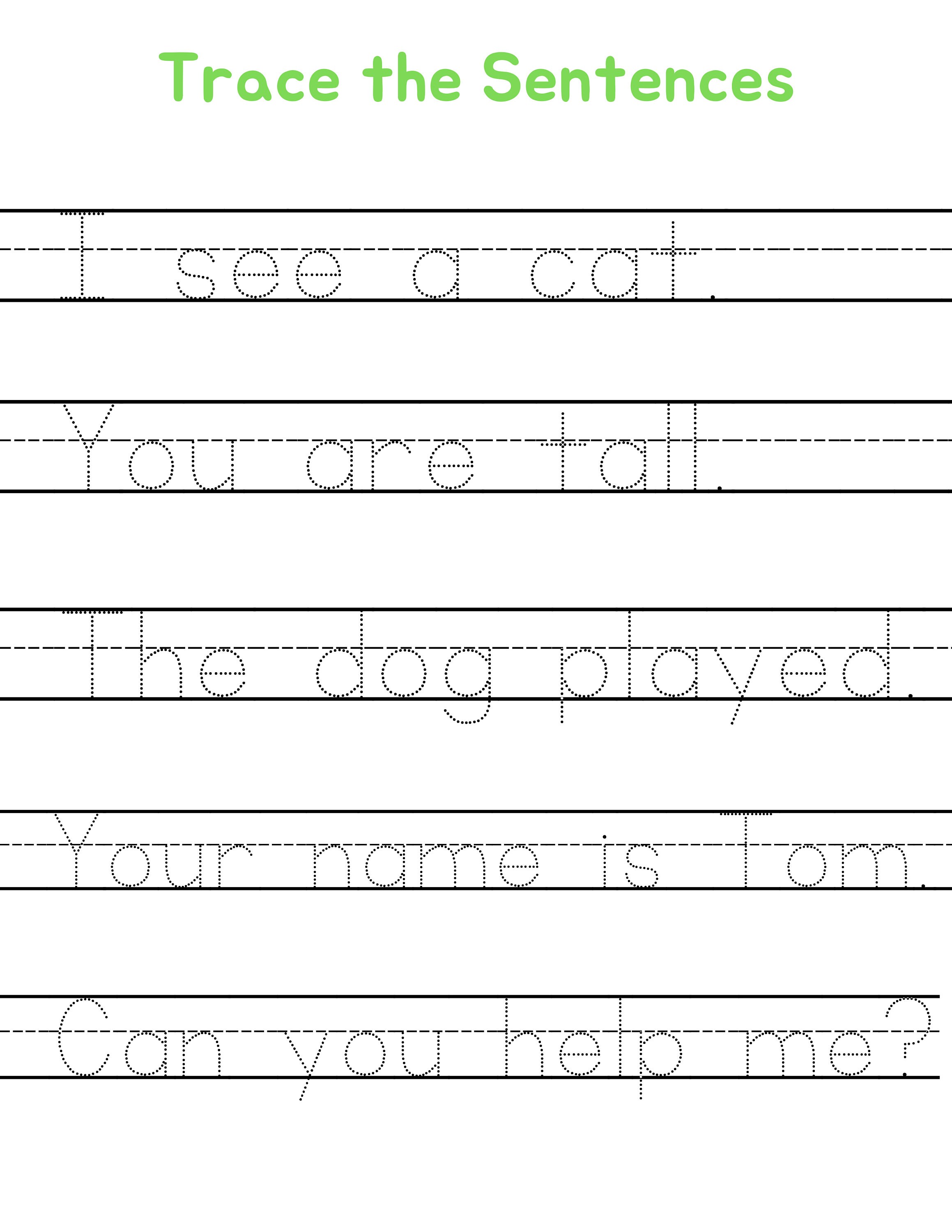 Bundle of Tracing Worksheets, Letters, Numbers, Shapes, Colors ...