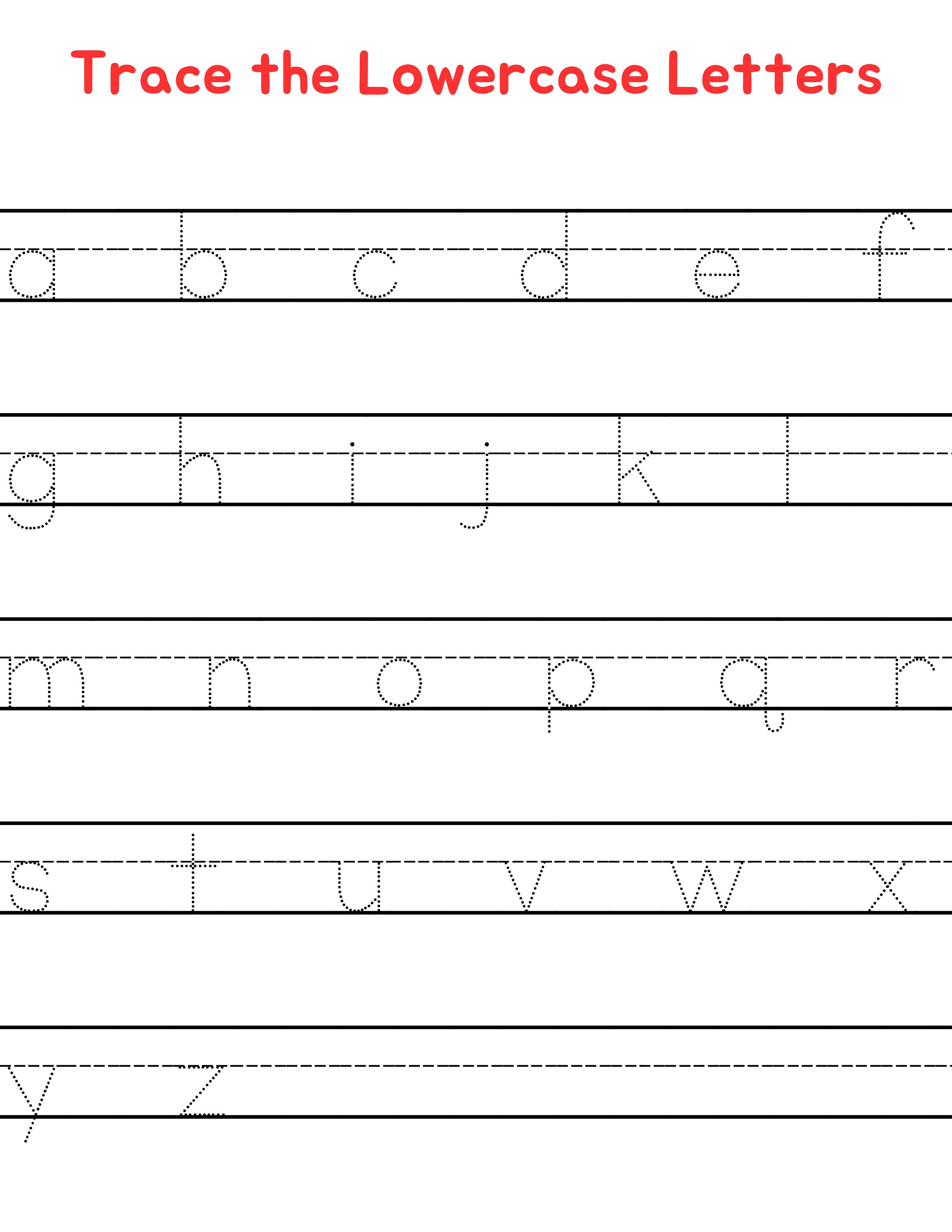 Bundle of Tracing Worksheets, Letters, Numbers, Shapes, Colors ...