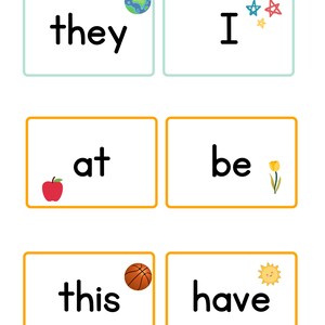 FRY 100 Sight Word Flashcards; Printable; FRY First 100; Summer ...