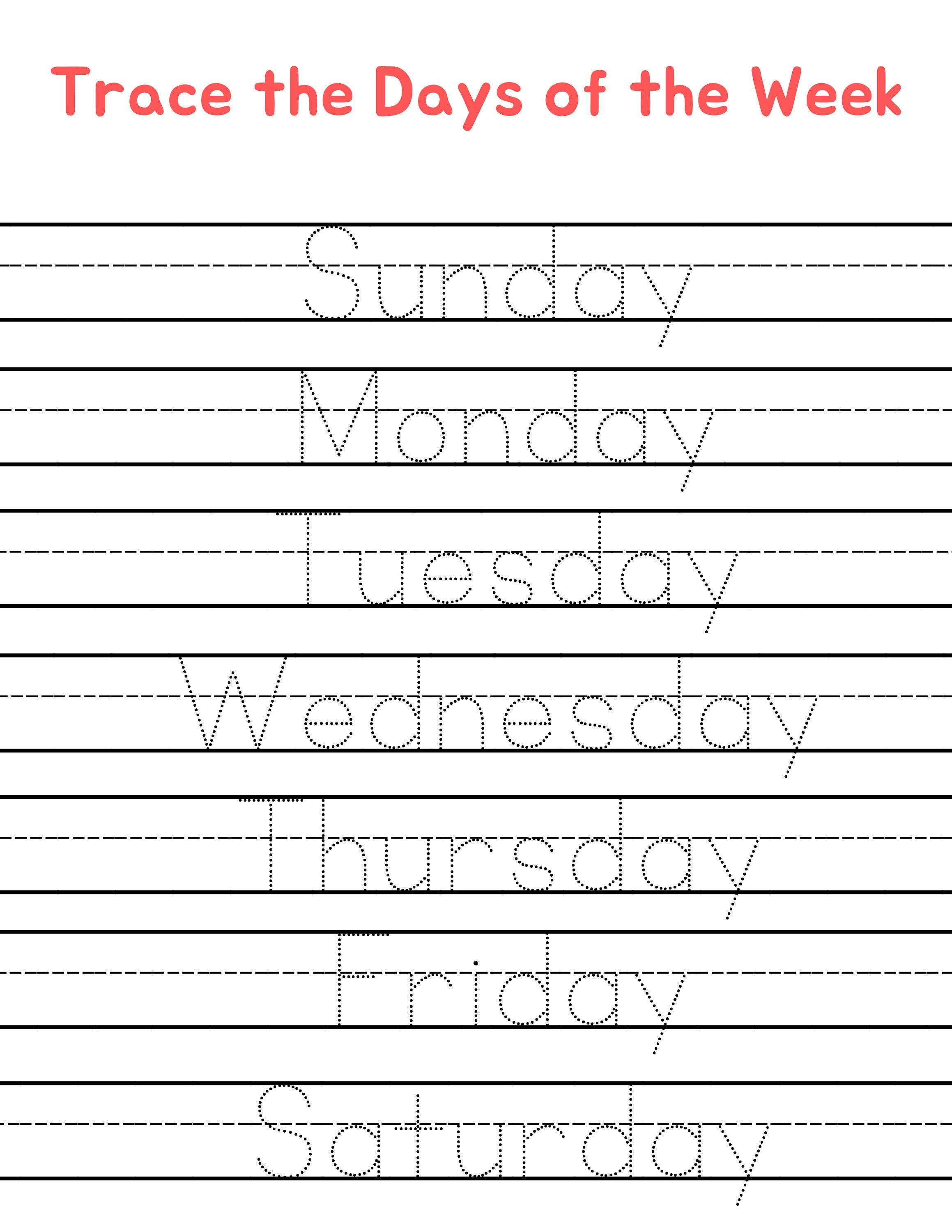 Bundle of Tracing Worksheets, Letters, Numbers, Shapes, Colors ...