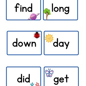 FRY 100 Sight Word Flashcards; Printable; FRY First 100; Summer ...