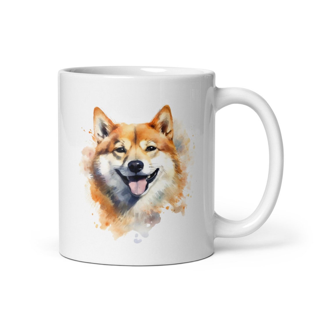 Shiba Inu Coffee Mug: Stylish Woof Sip! Ceramic Delight for Hot Tea ...