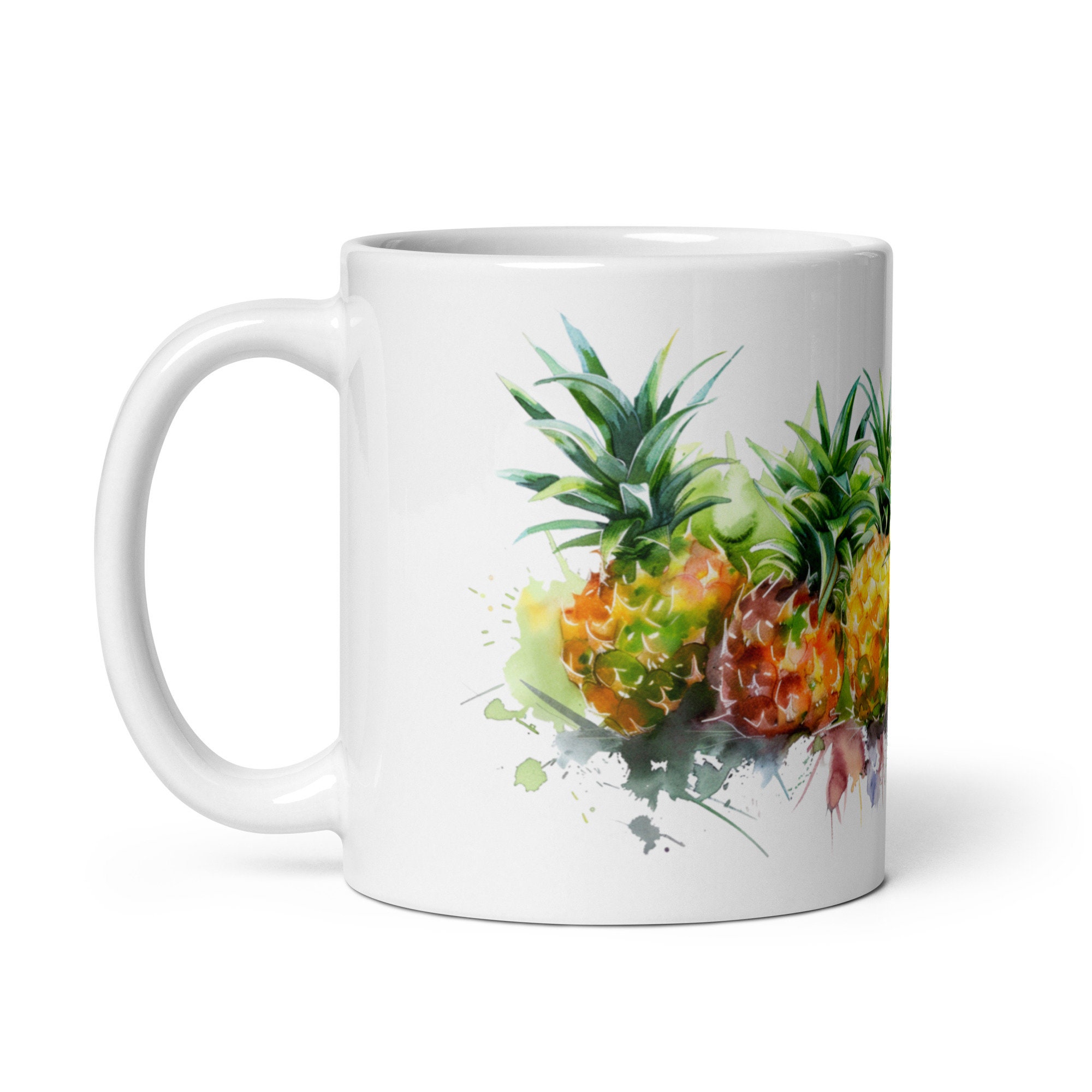 I Love Pineapples Mug - Cute Pineapple Mug for Pineapple Lovers - Funny ...