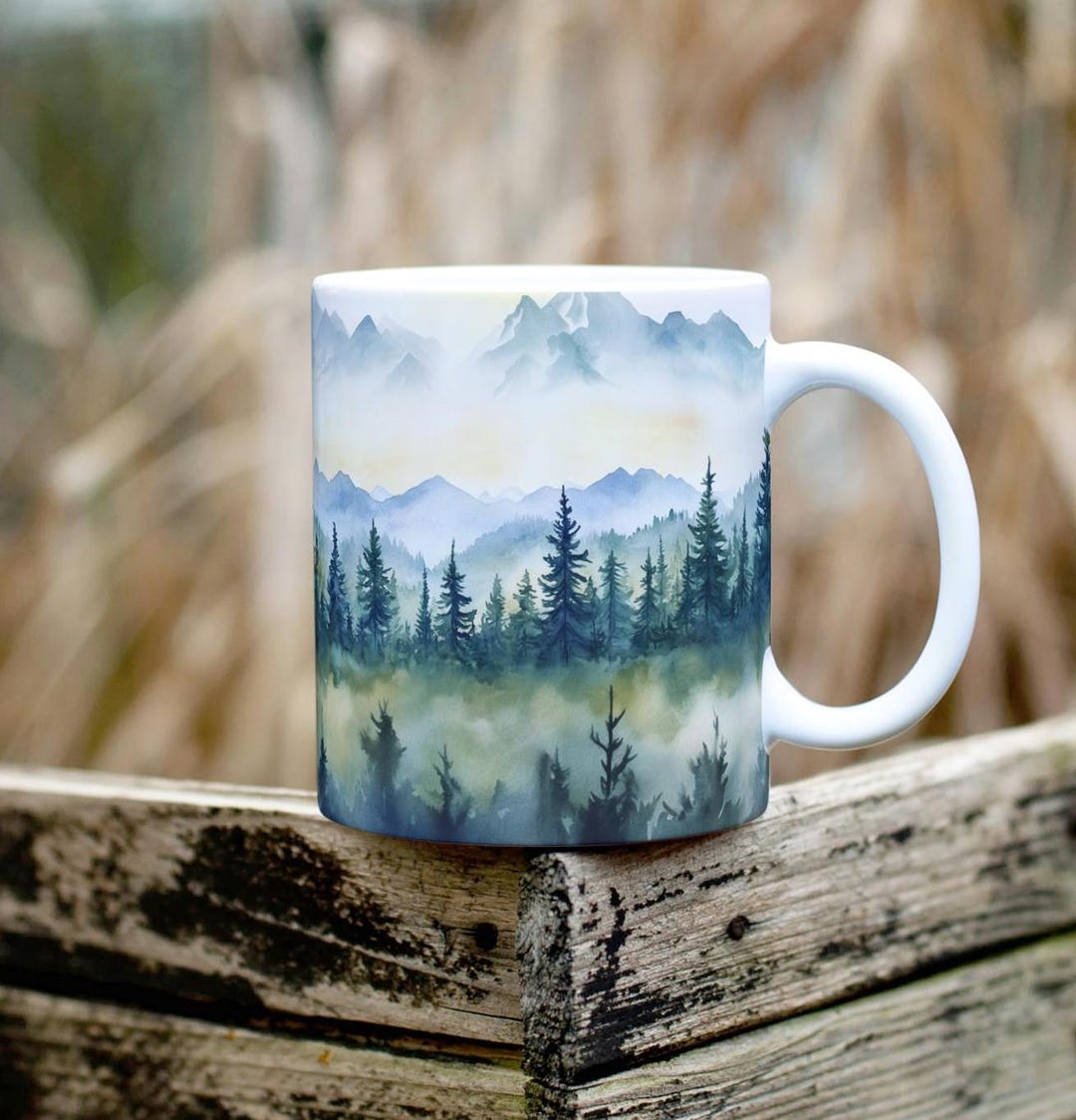 Smokey Mountains Range Mug | Nature Inspired | Outdoor Design ...