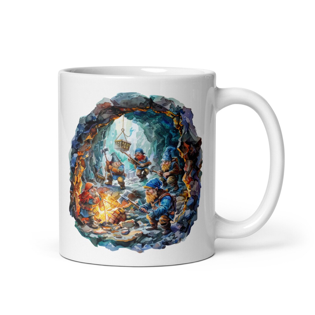 Dwarves Mining Mug, Best Dwarf Gift for Him, Magical Novelty Gift ...