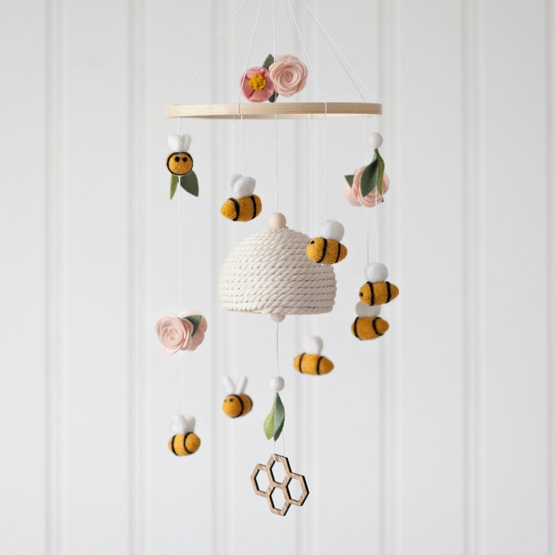 Bee Baby Mobile - Etsy