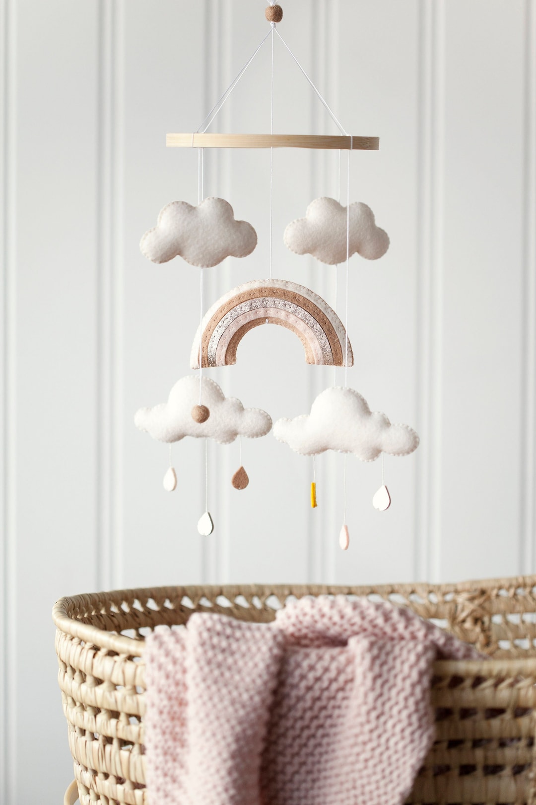 Rainbow Mobile - Minimalist Mobile - Etsy