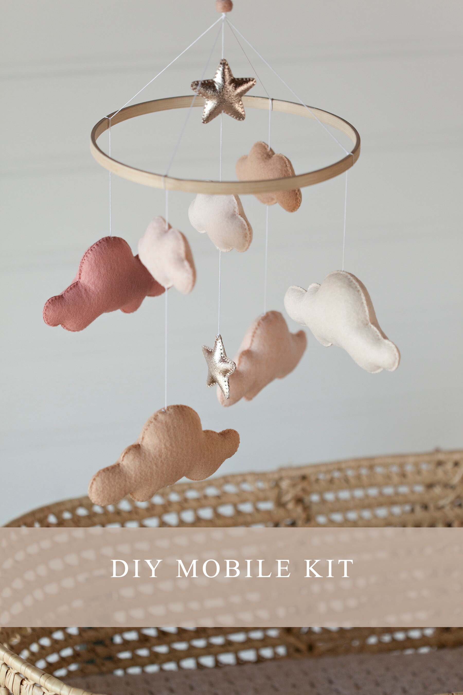 DIY Mobile Kit Create Your Own Mobile Cloud and Stars | Etsy