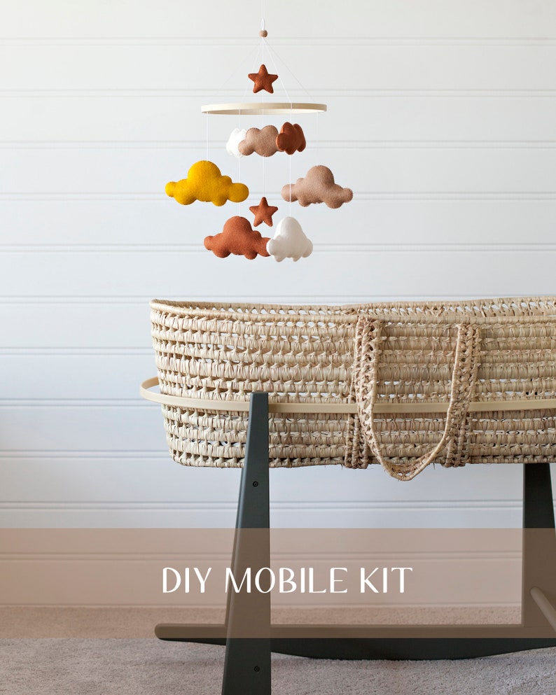 DIY Mobile Kit Create Your Own Mobile Cloud and Stars - Etsy