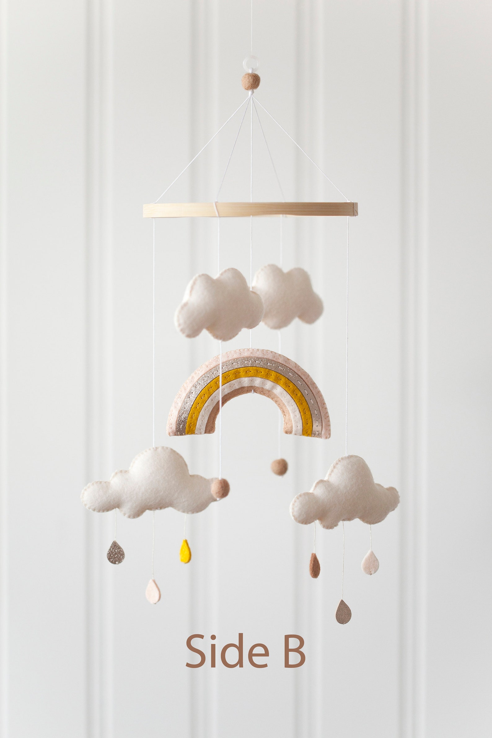 Rainbow Mobile Minimalist Mobile - Etsy