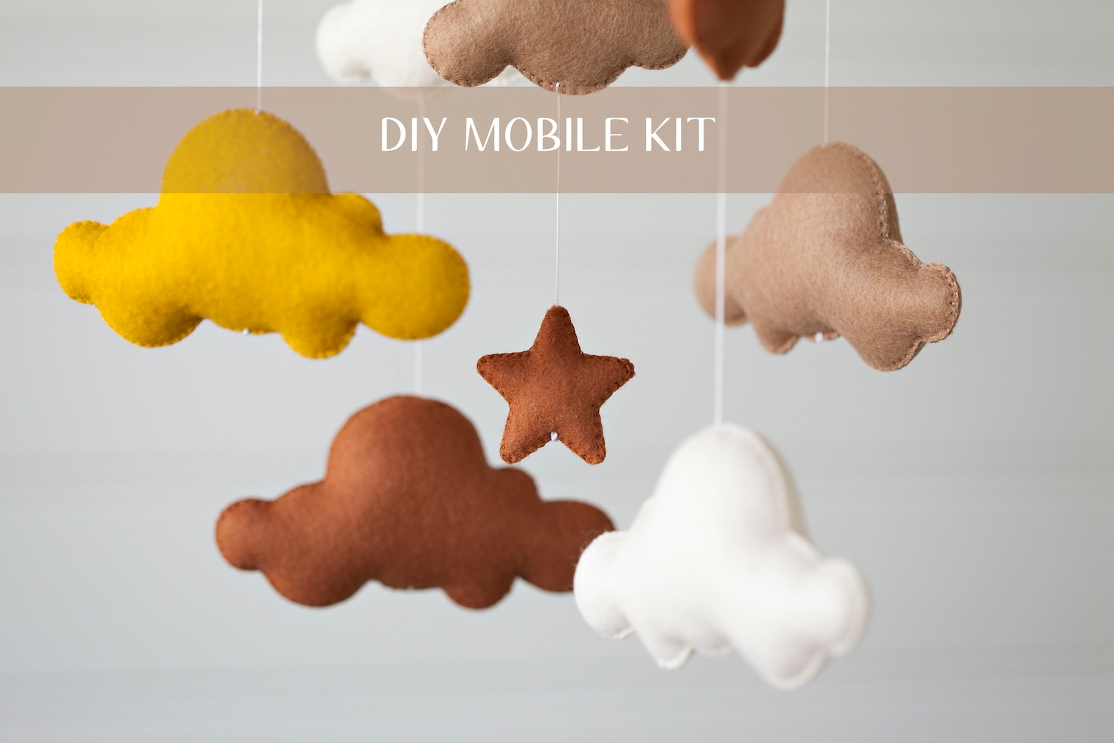 DIY Mobile Kit Create Your Own Mobile Cloud and Stars - Etsy