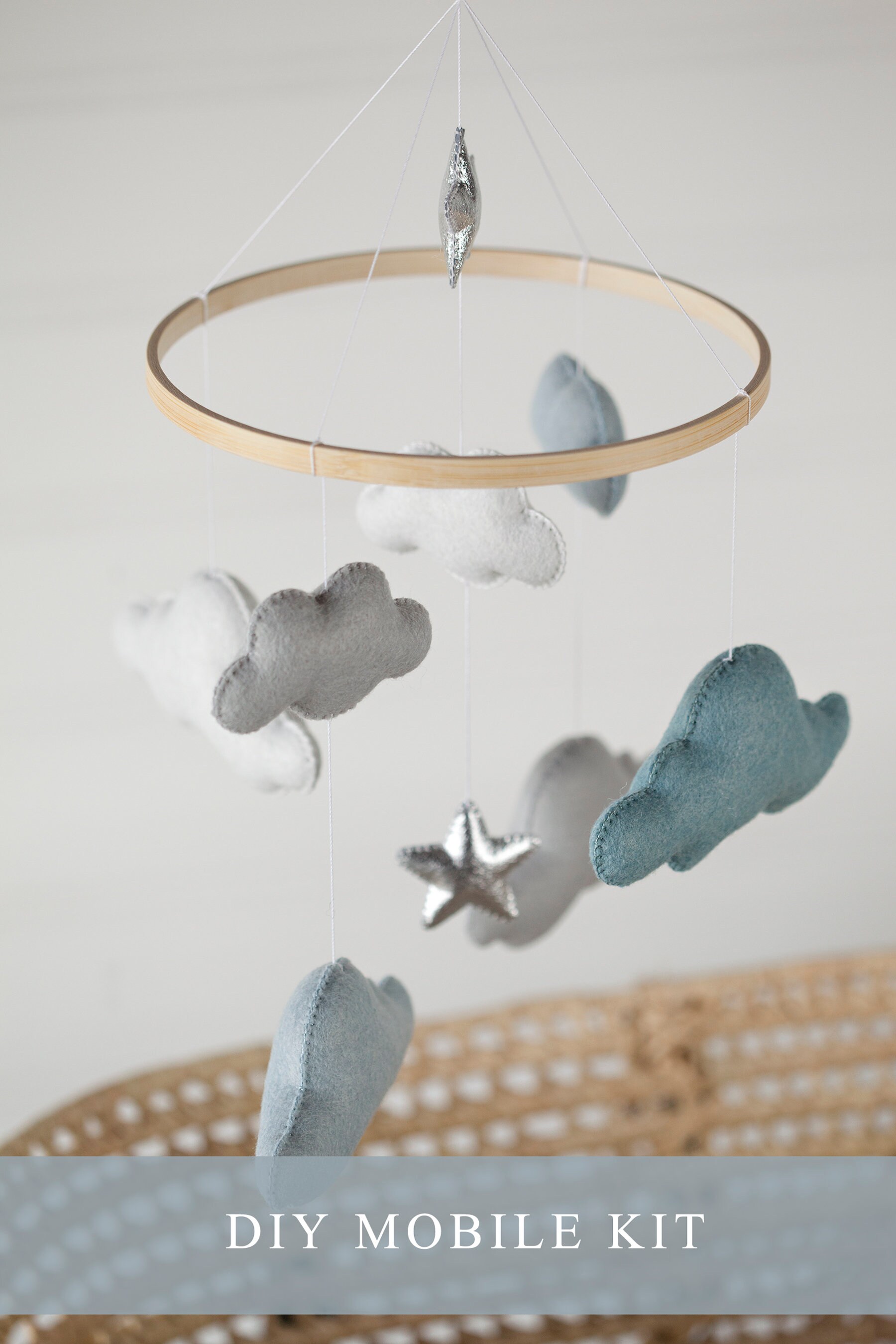 DIY Mobile Kit Create Your Own Baby Mobile And Stars Etsy DIY Mobile Kit Create Your Own Baby Mobile And Stars Etsy