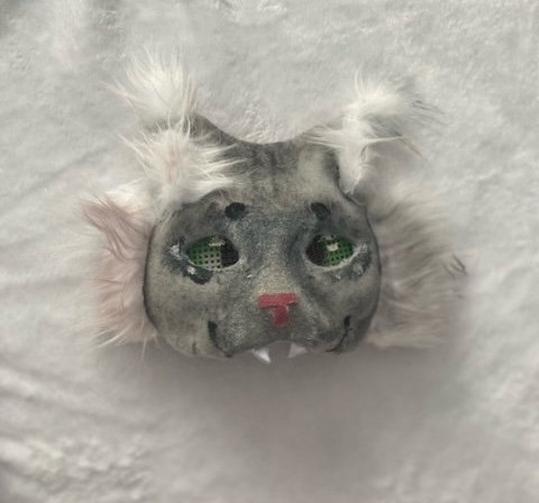 Grey Tabby Cat Therian Mask *read Description* - Etsy