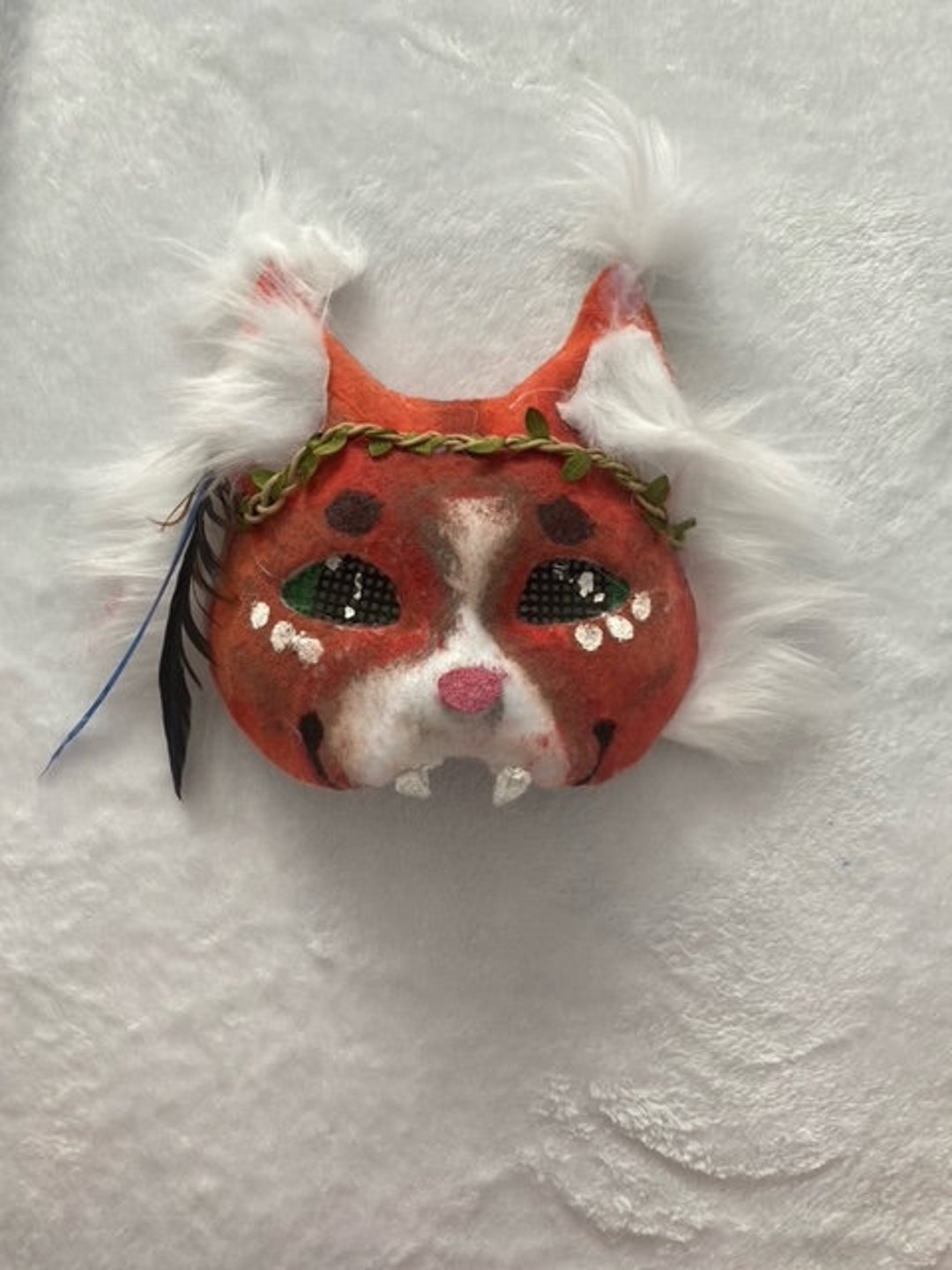 Orange Maine Coon Cat Therian Mask - Etsy UK