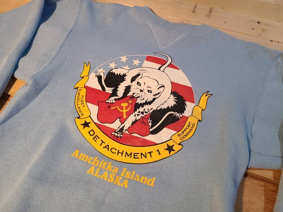 80's Fleet Surveillance Support Command Sweatshirt. Size | Etsy