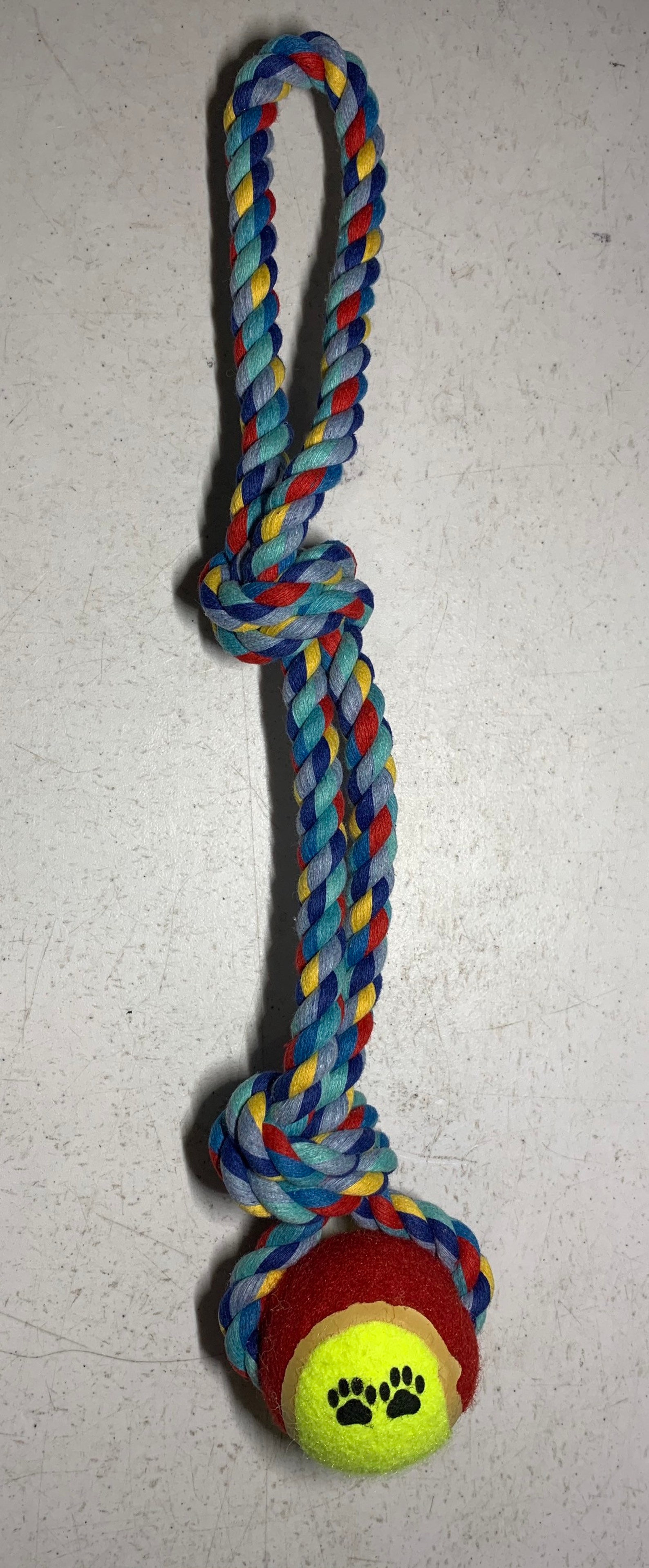 Ball with string Dog toys Climbing Rope Dog ToyUp-cycled | Etsy