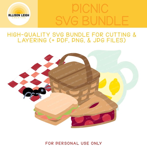 Picnic Svg - Etsy