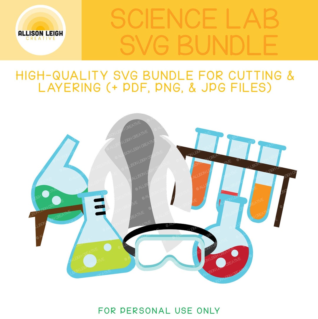 Science Lab SVG Bundle / SVG PNG Digital Instant Download / High ...