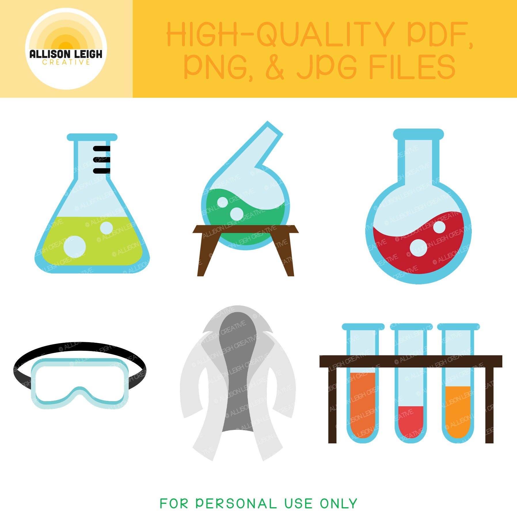 Science Lab SVG Bundle / SVG PNG Digital Instant Download / High ...