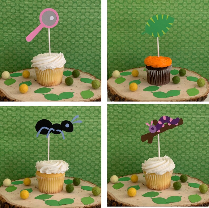Insect / Bug Theme Cupcake Toppers - Etsy