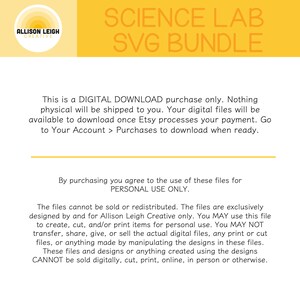 Science Lab SVG Bundle / SVG PNG Digital Instant Download / - Etsy