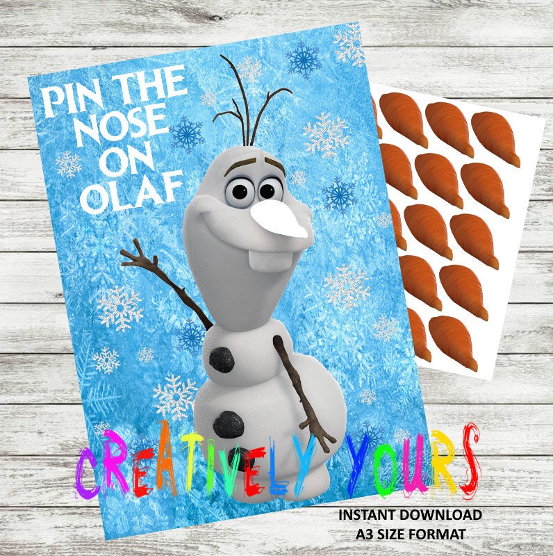 Olaf Frozen Unicorn Nose