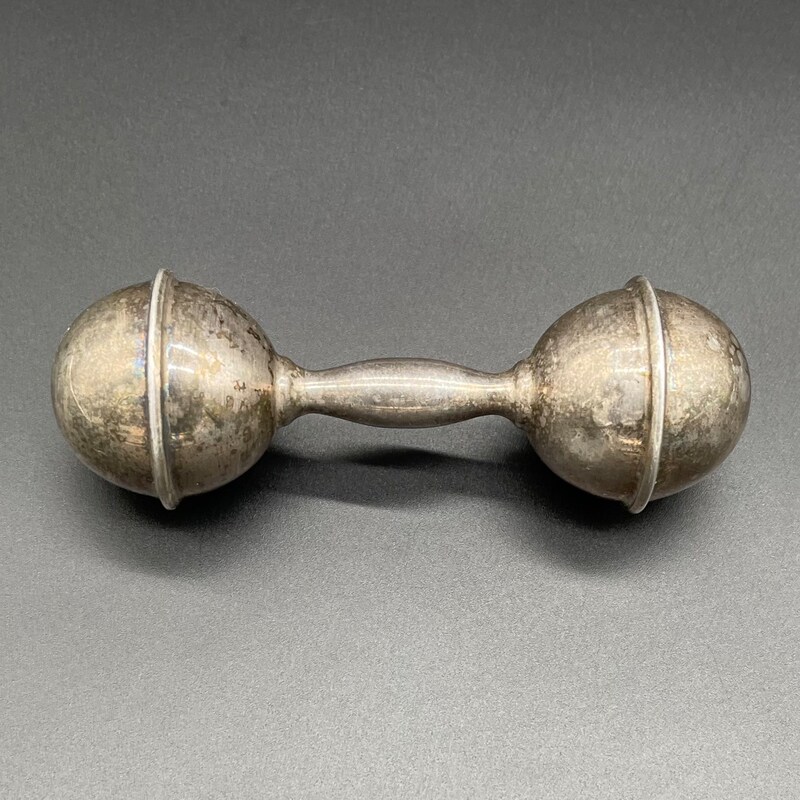 Sterling Baby Rattle - Etsy
