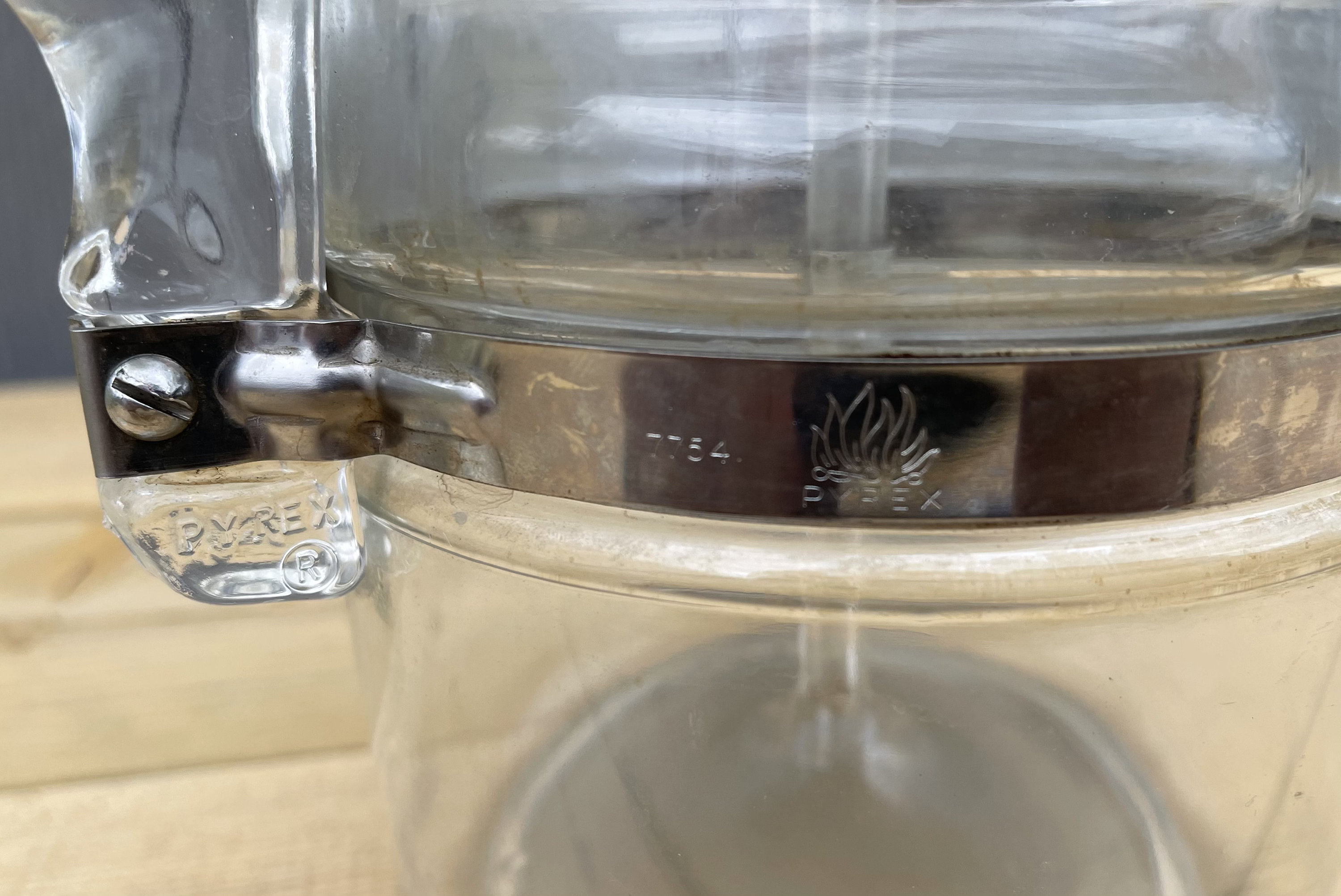 Vintage Pyrex Flameware 7754 B Four Cup Clear Glass Coffee - Etsy