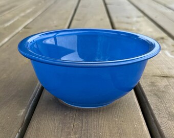 Pyrex 322 Cobalt Blue Clear Mixing Bowl - 1L - Made in USA, Microwave ...