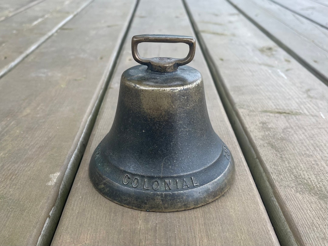 Antique 1914 Bevin Brothers Colonial Cow’s Bell Rustic Farmhouse Decor ...