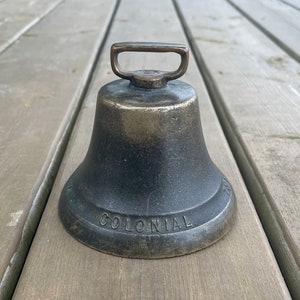 Antique 1914 Bevin Brothers Colonial Cow’s Bell Rustic Farmhouse Decor ...