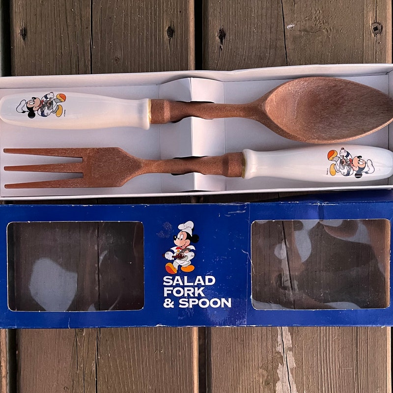 Mickey Fork and Spoon Set - Etsy
