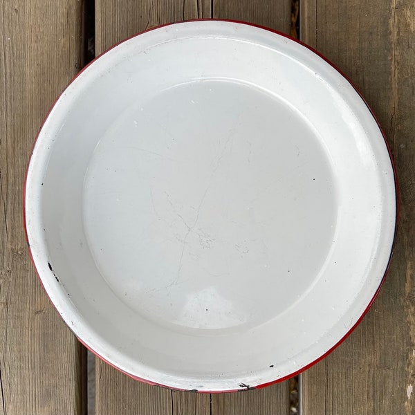 Enamel Pie Plate - Etsy